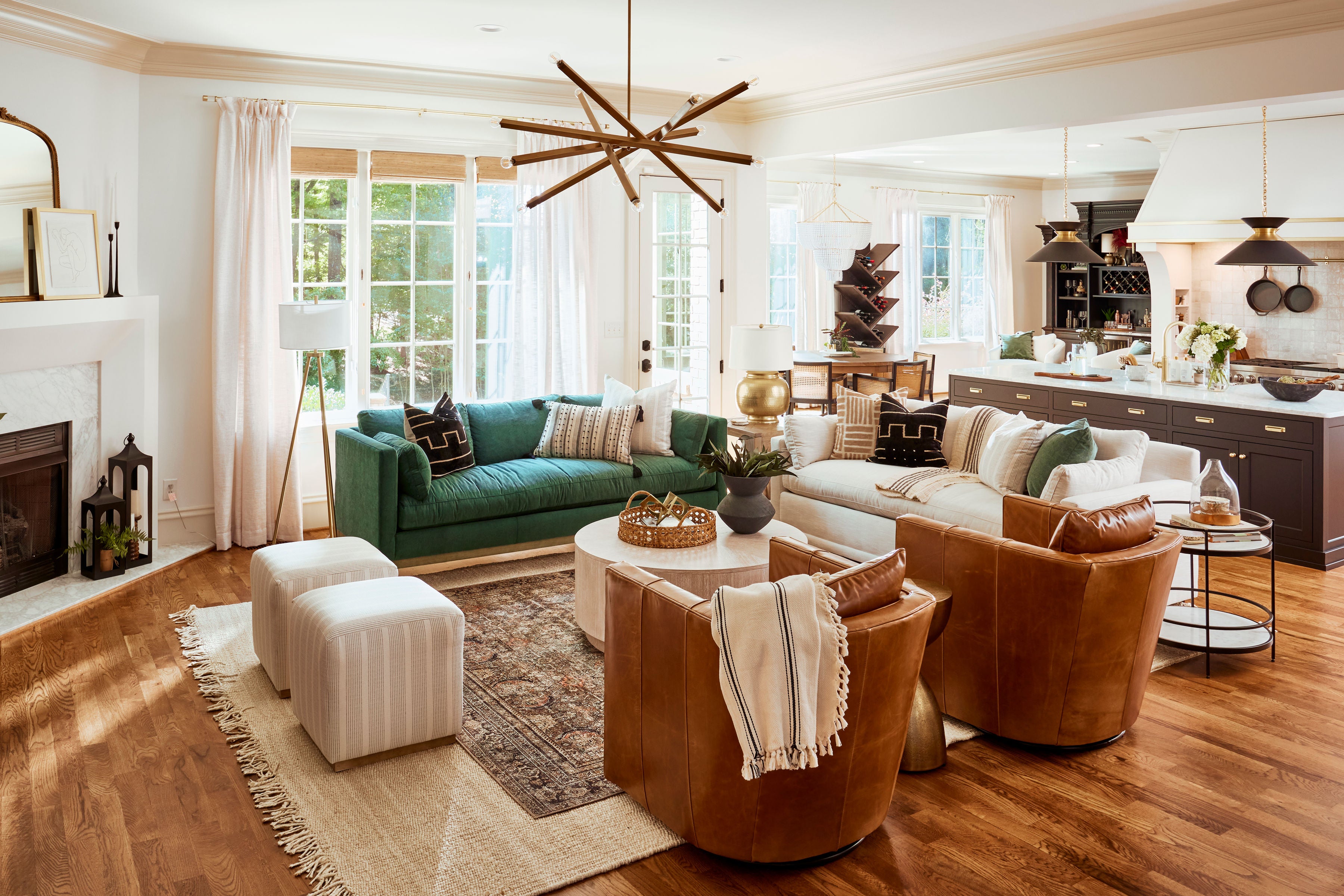 Living Room + Kitchen Remodel – Accent Prone